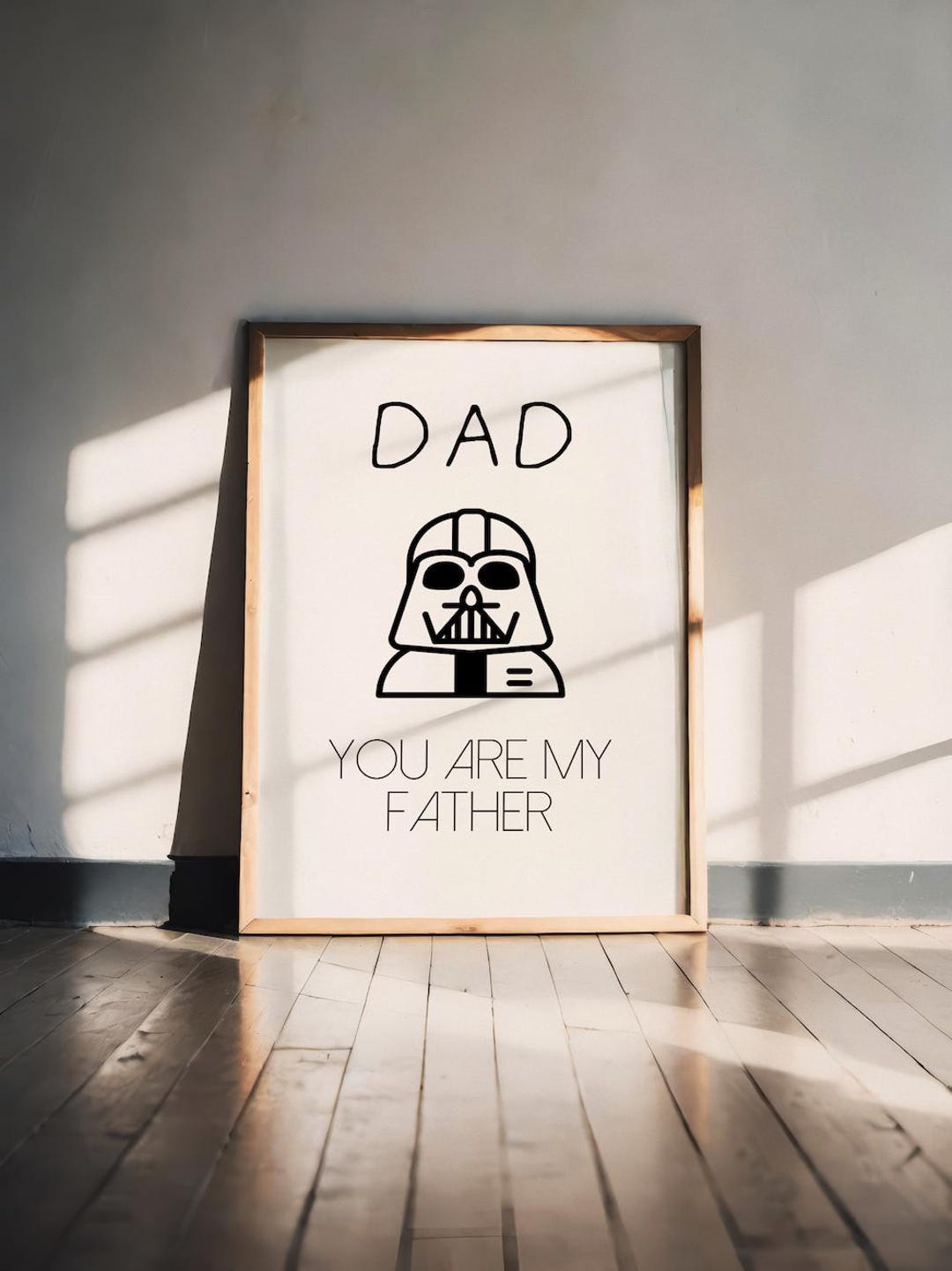 Funny Poster "dad You Are My Father" | Sizes A5 A4 A3 | High-quality ...