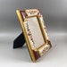 Vintage 1970s Photo Frame Old Barocco Purple Flower Photo Frames Italy ...
