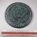 Old Terraotta Disc Patina Green Greek Reproduction Phaistos Disc ...