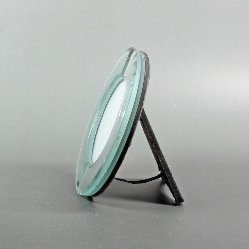 Vintage Glass Circle Mini 3x3 Photo Frame Mirror Photo Frame - Etsy