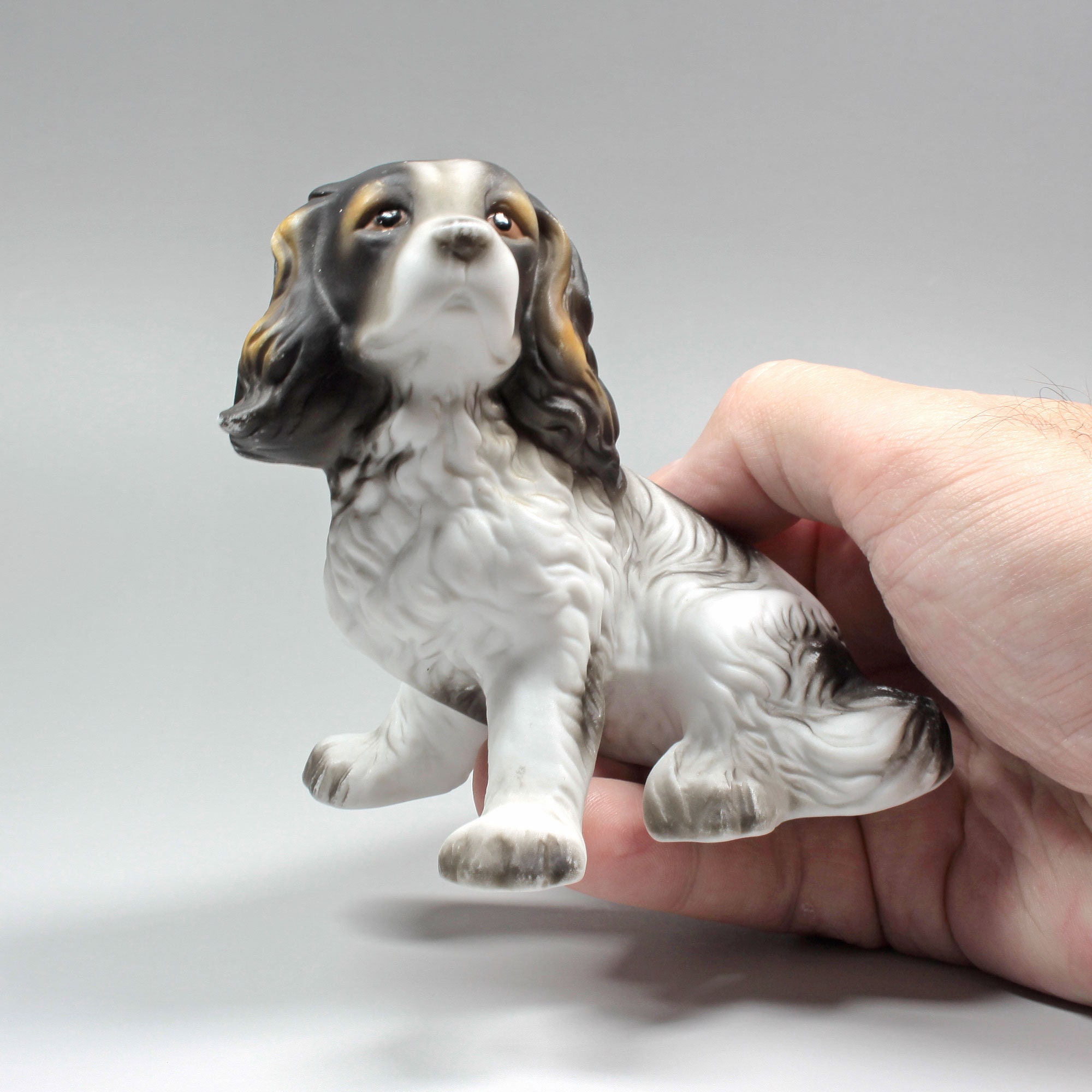 Cavalier king figure Cavalier king statue Charles dog ceramic statue ...