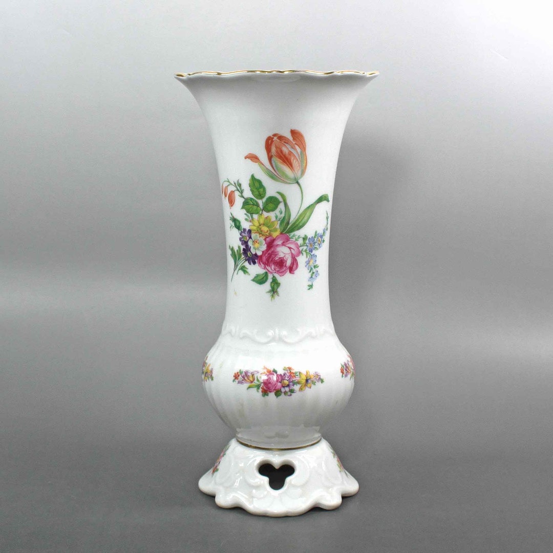 Vintage Figured Vase 1980 Bavaria Hare Export Vases Old Ceramic Vase ...