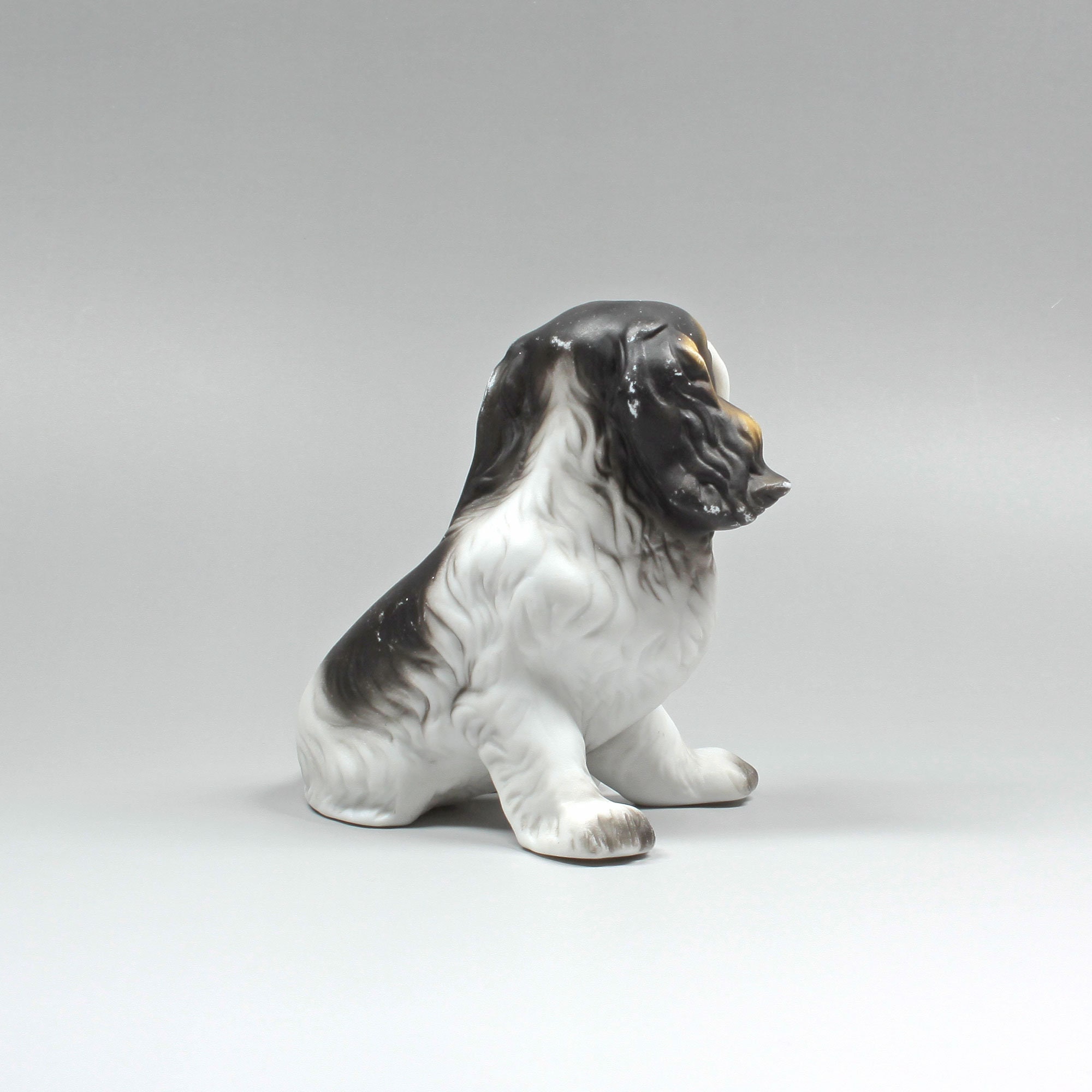 Cavalier king figure Cavalier king statue Charles dog ceramic statue ...