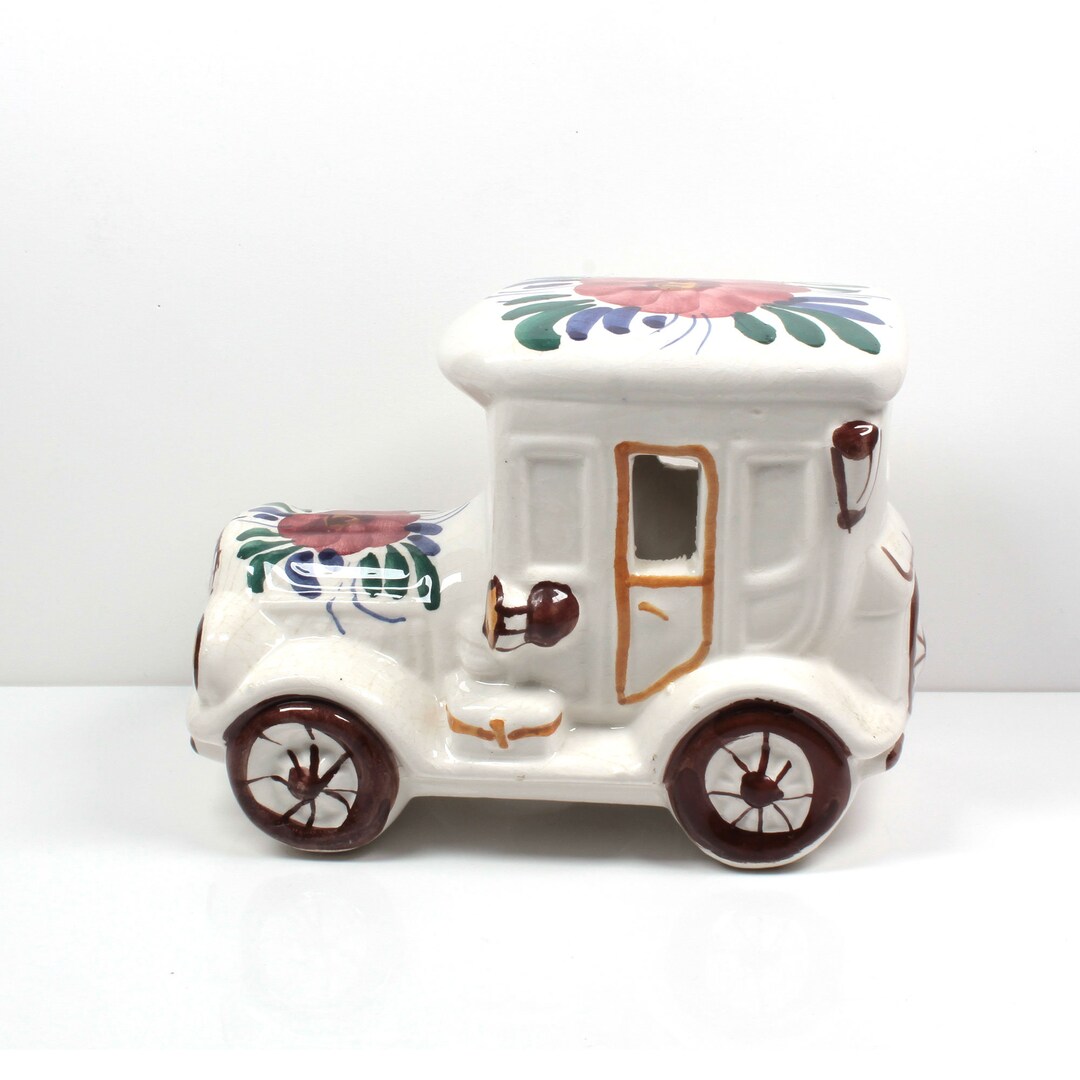 Vintage Rare Automobile Ceramic Antique Model Ceramic Car Retro Model ...