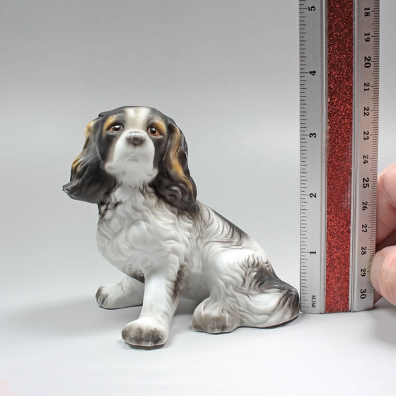 Cavalier king figure Cavalier king statue Charles dog ceramic statue ...