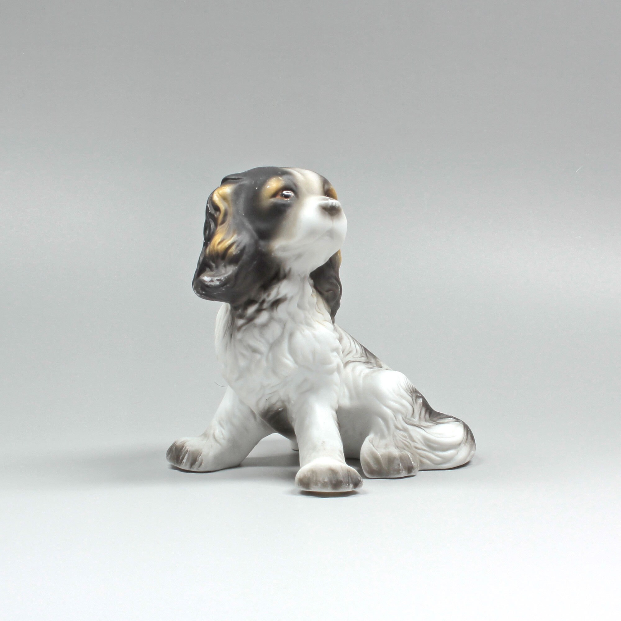 Cavalier king figure Cavalier king statue Charles dog ceramic statue ...