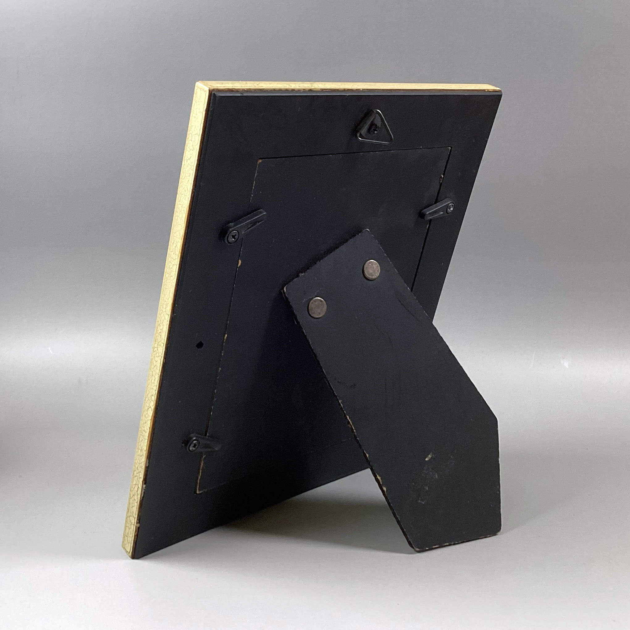 Vintage 3x5 Photo Frame Old Gold Photo Frames 60s Wall Rectangular ...