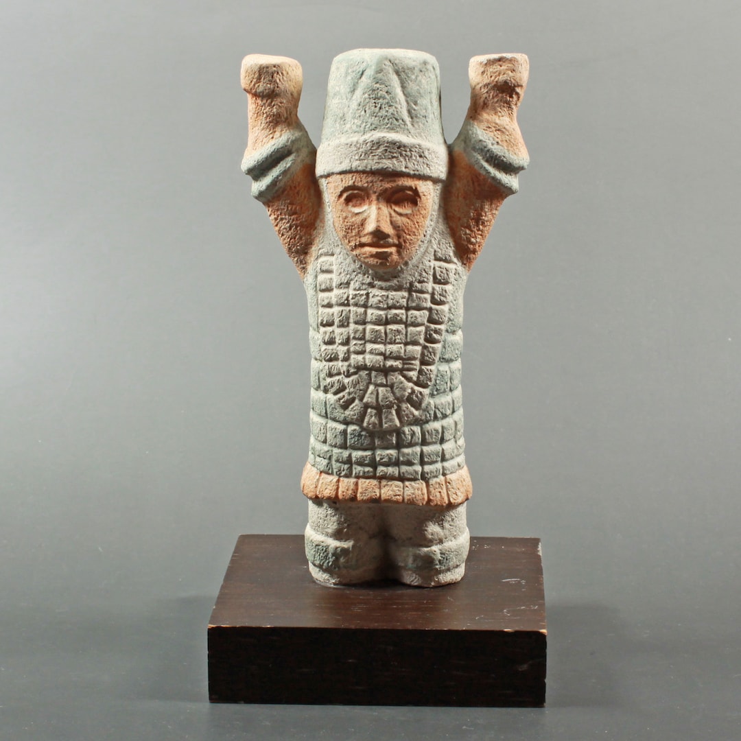 Vintage Toltec Atlantean Figurine: Tula Temple Museum Reproduction - Etsy