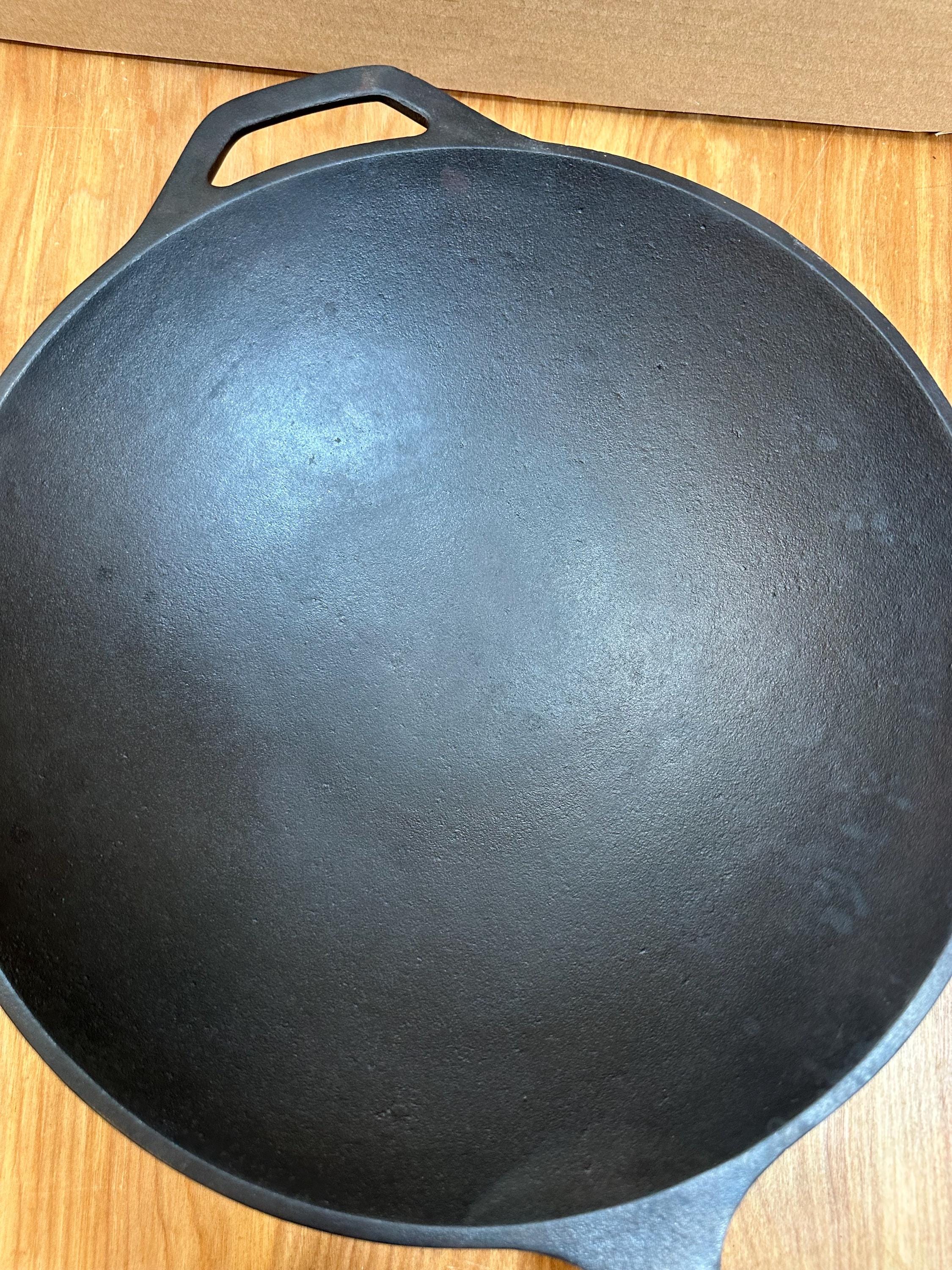 Lodge Cast Iron Wok With Long Handle - Etsy