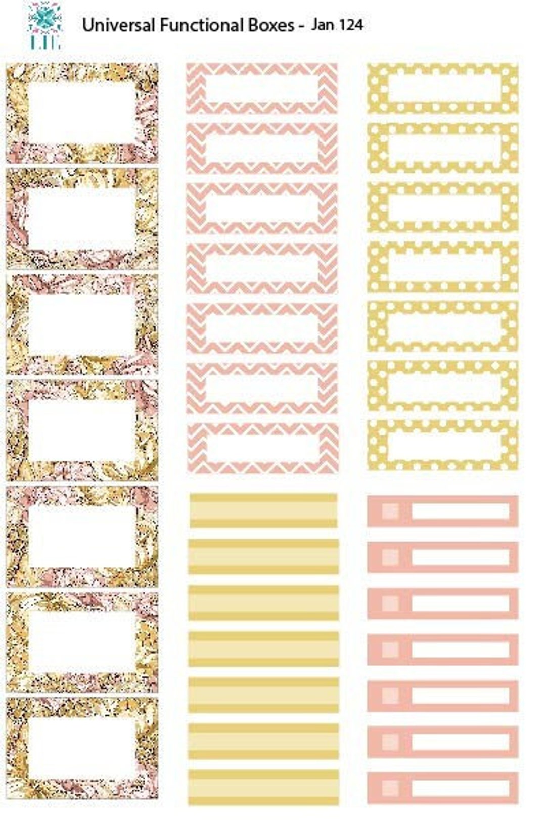 Jan 124 Universal 1.5 Functional Boxes - Etsy
