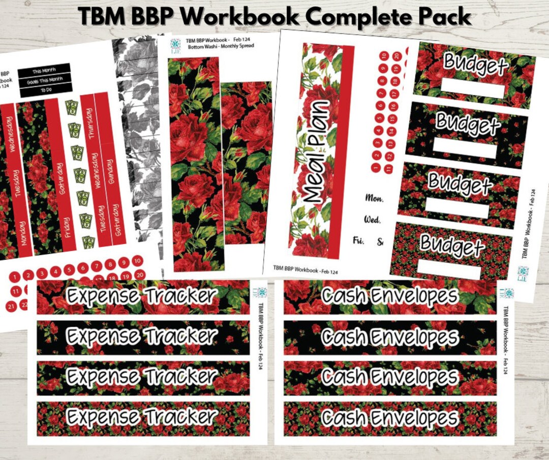 TBM BBP Workbook Feb 124 / Complete Pack OR Individual Sheets - Etsy