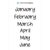 Jenplans Months of the Year // 36 Point Font // Fits .5" X 3" Box and ...