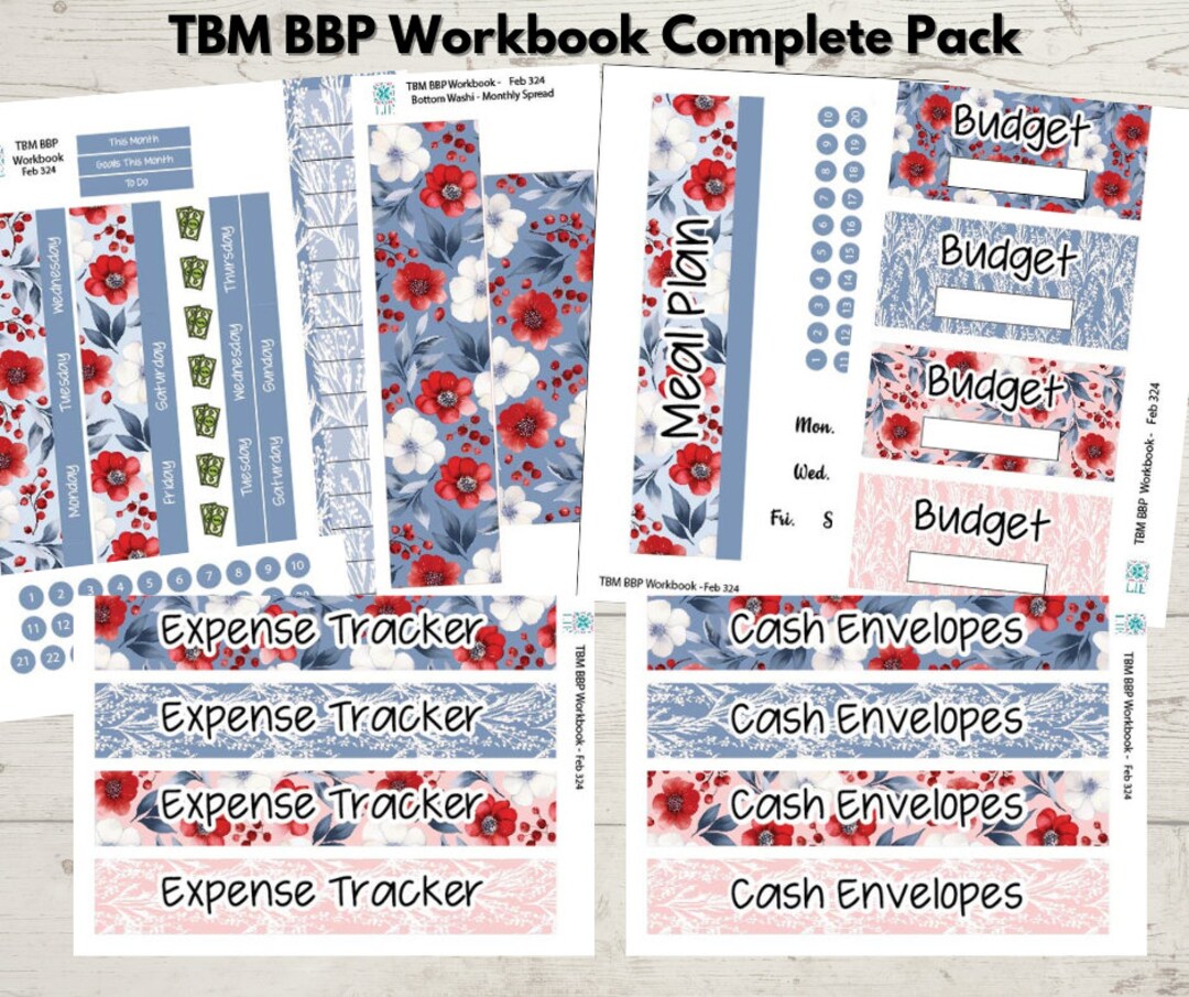 TBM BBP Workbook Feb 324 / Complete Pack OR Individual Sheets - Etsy
