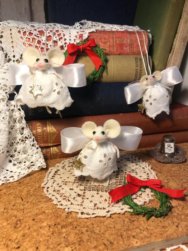 Angel Mouse, Mouseling, Fairy Mouse - Etsy
