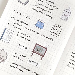 Sticker Sheet Japan Handmade by Heemly - Etsy