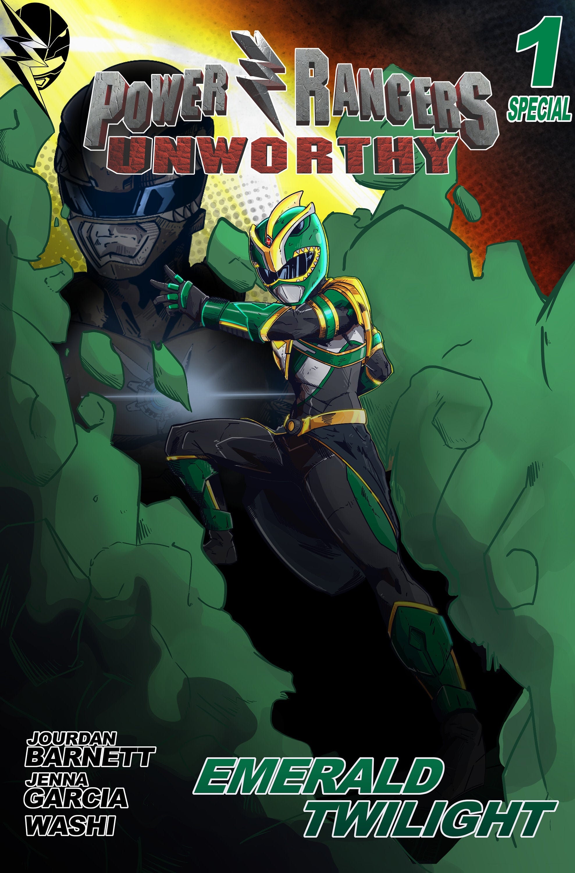 Power Rangers Unworthy DIGITAL Comic #1: Emerald Twilight - Etsy Australia