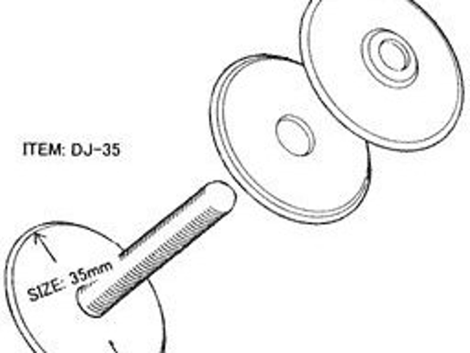 Doll and Teddy Bear Joints, 3-pc Sets, Plastic, 16mm - 65mm, Select ...
