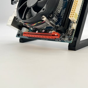 Mini ITX Vertical Motherboard Stand - Show Stand, Desktop, or Display ...