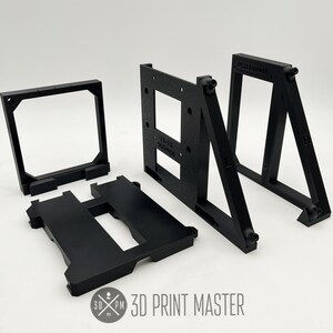 CPU Mining Motherboard Stand Full Size GPU Riser Stand 3D Print Master ...