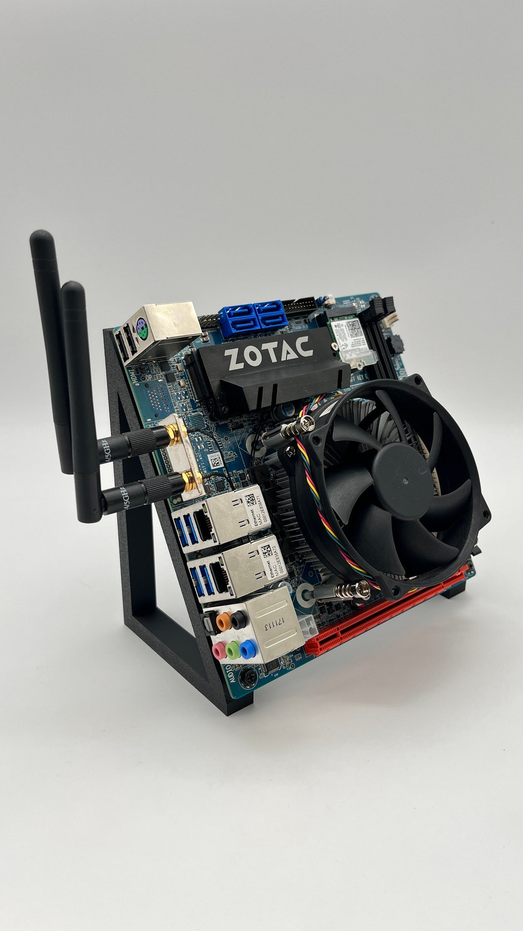 Mini ITX Vertical Motherboard Stand - Show Stand, Desktop, or Display ...