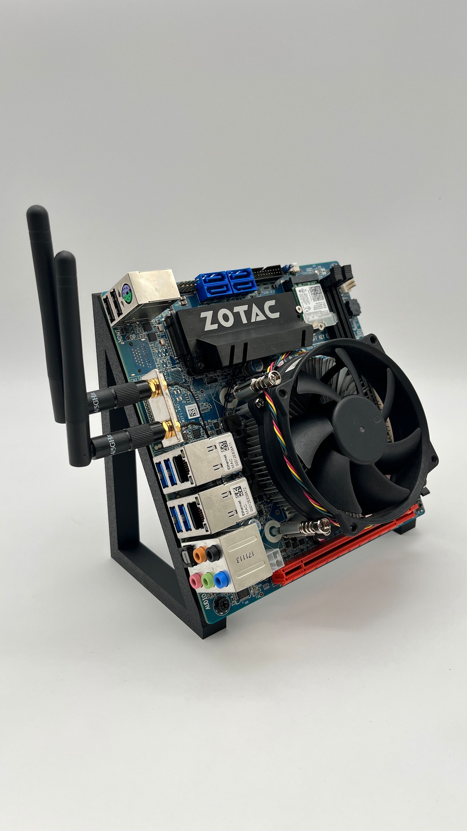 Mini ITX Vertical Motherboard Stand - Show Stand, Desktop, or Display ...