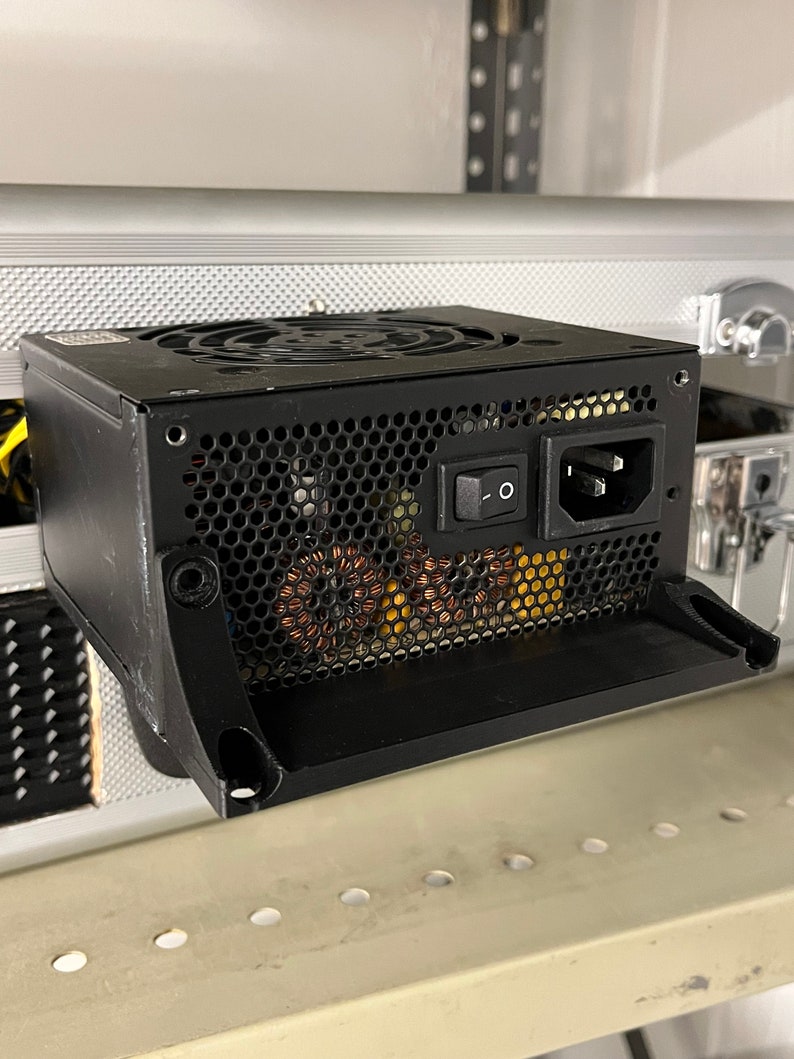 SFX PSU Mounting Bracket for Diy Mining Rig & Open Test-bench W/ PC ...