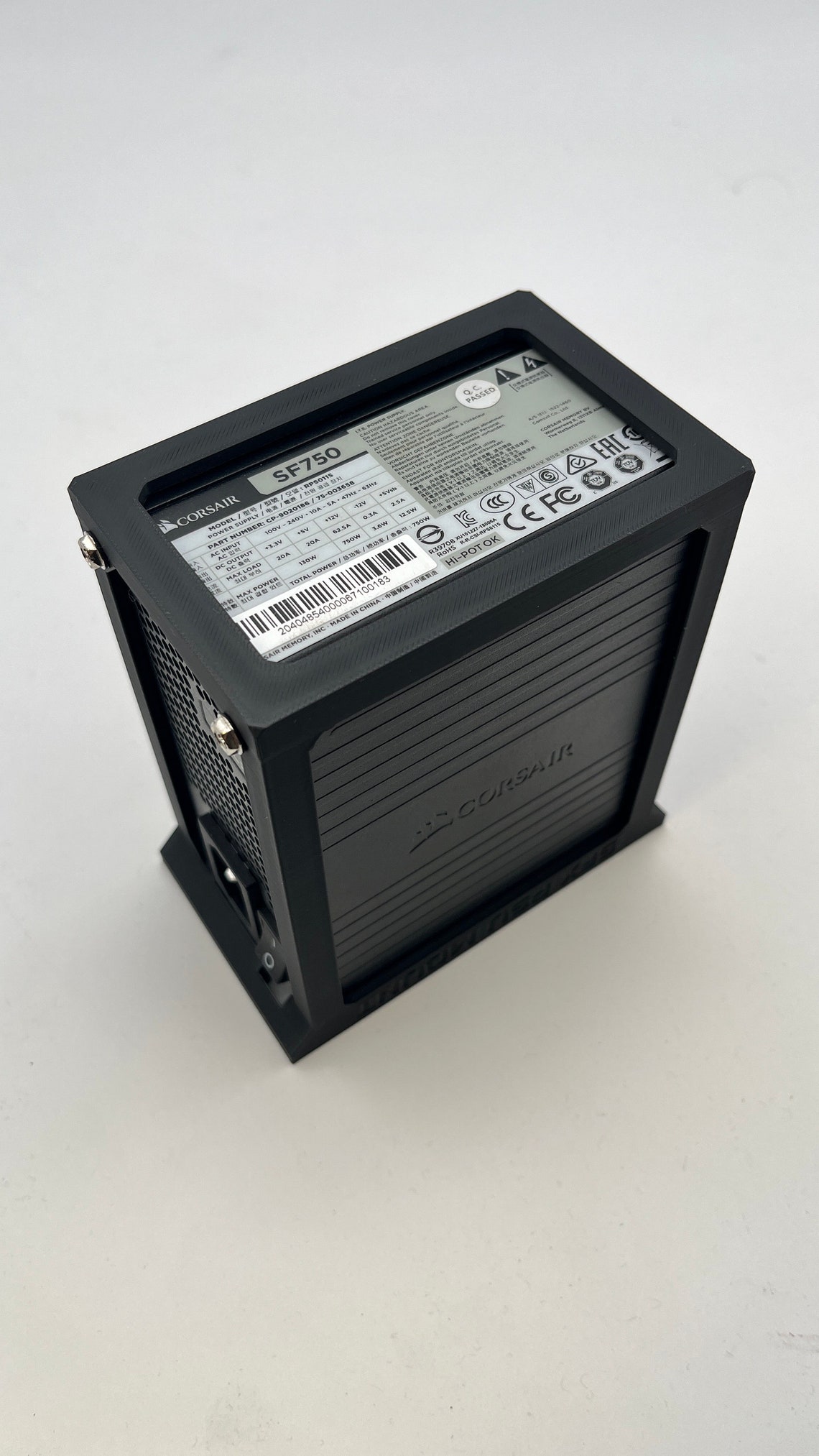 SFX PSU Side Mounting Bracket for PC Case/diy - Custom Made for Corsair ...