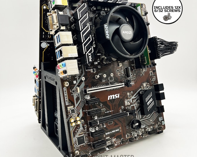 Motherboard Crypto Mining Test Bench With GPU Stand / Desktop PC and ...