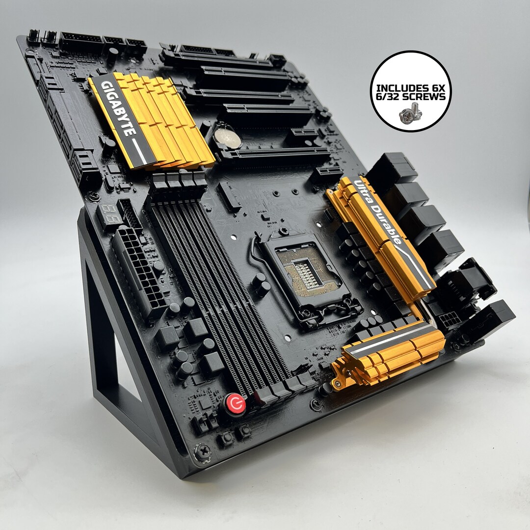 Vertical Motherboard Stand for CPU Mining & PC Rig 6x Screws - Etsy