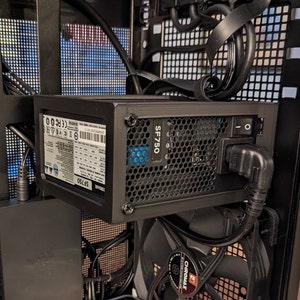 SFX PSU Side Mounting Bracket for PC Case/diy - Custom Made for Corsair ...