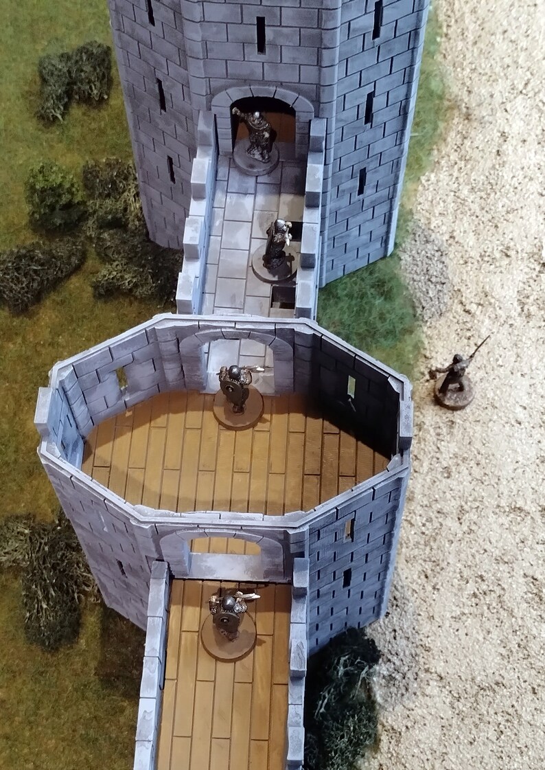 Medieval City Walls for 28mm Wargames STL Pack - Etsy
