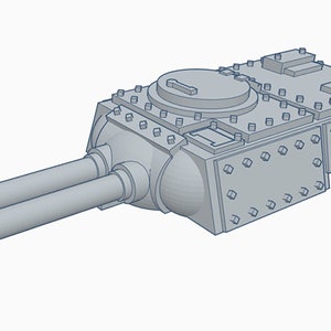 Heavy Tank Turret With Autocannon - Etsy