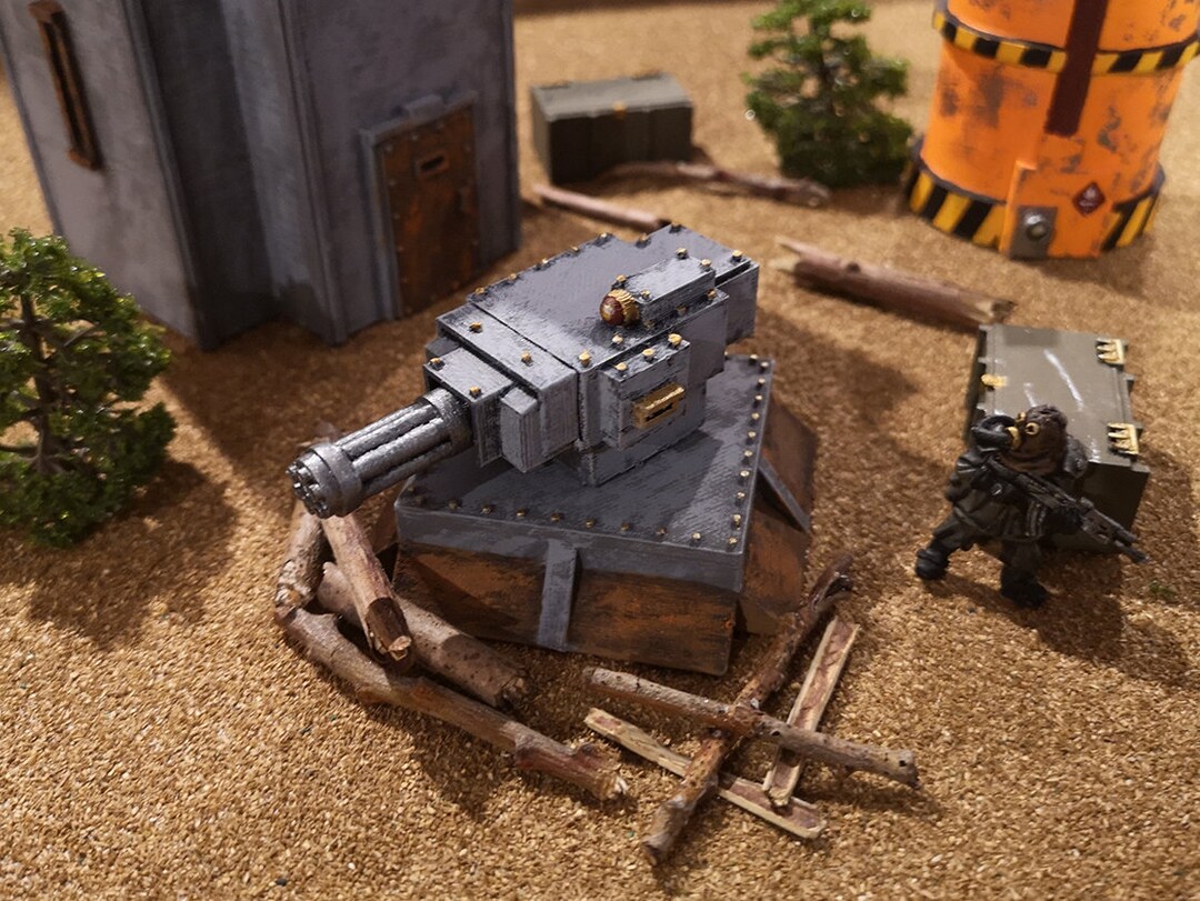 28mm Minigun Turret - Etsy