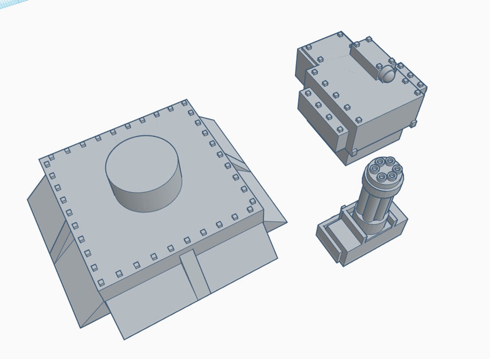 28mm Minigun Turret | Etsy