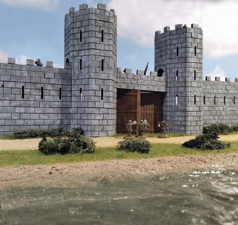 Medieval City Walls for 28mm Wargames STL Pack - Etsy
