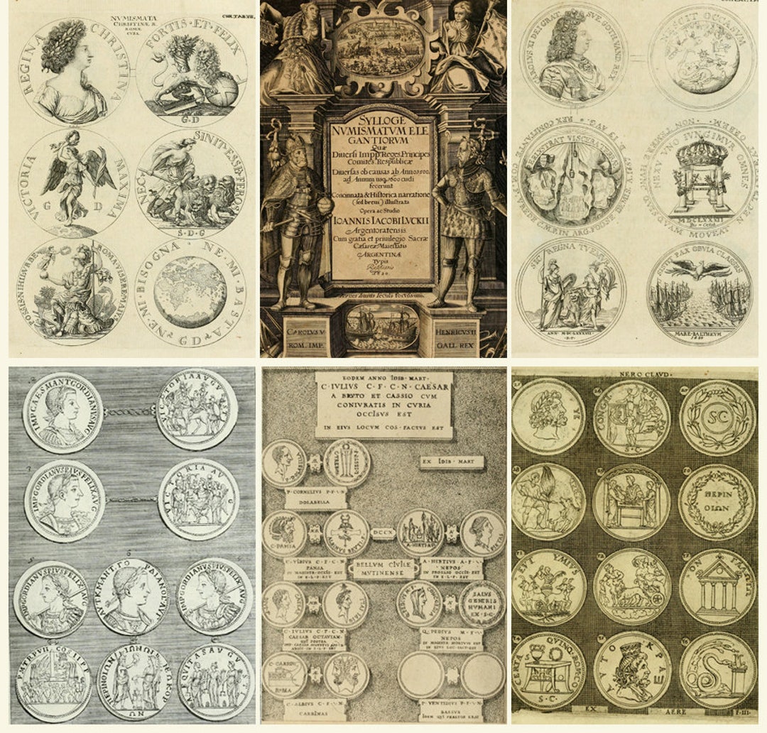 NUMISMATICS - Very Rare Old Books 16th-18th Century - Coins - History ...
