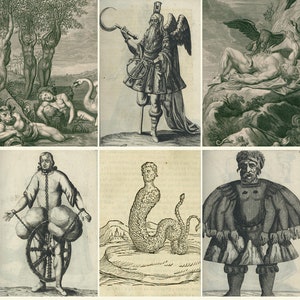Mythology Engravings Collection – Gods, Goddesses, Mythical Creatures ...