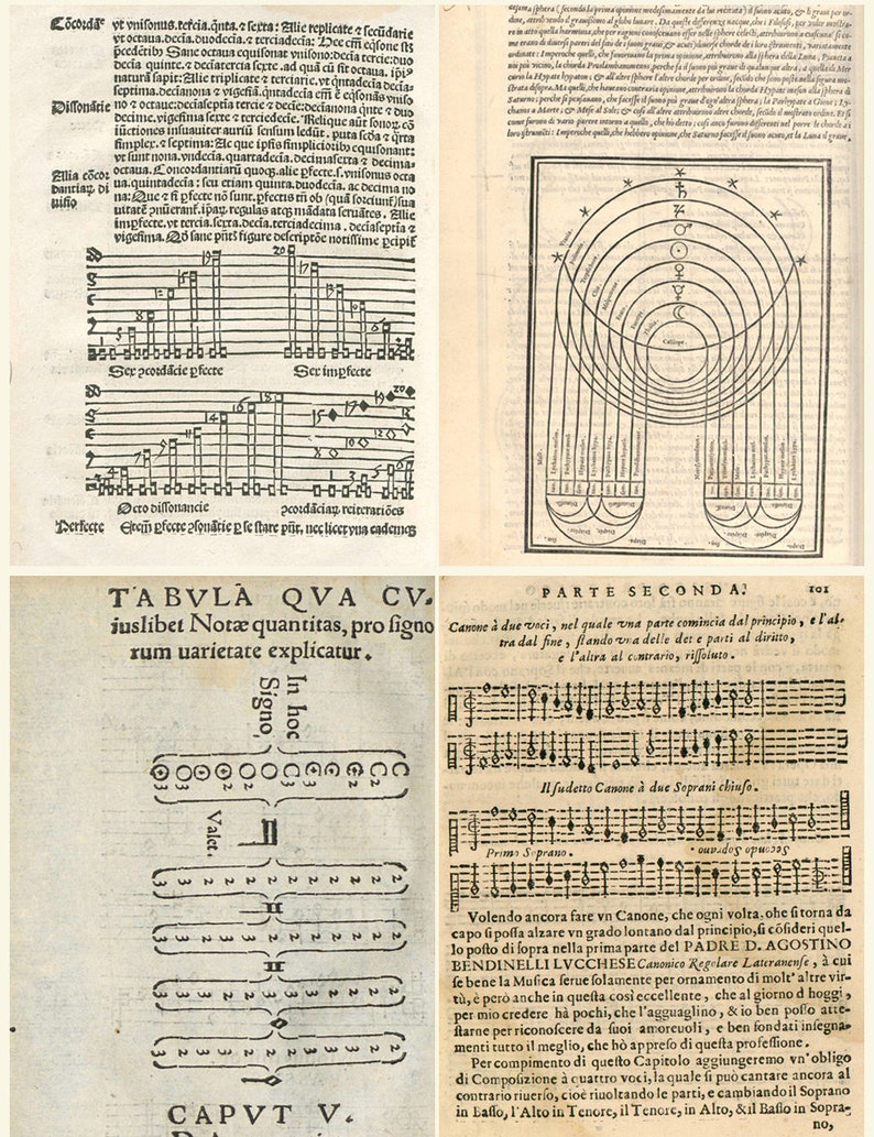 5 Rare Antique MUSIC Books Collection - Musica - Harmony Art Musical ...