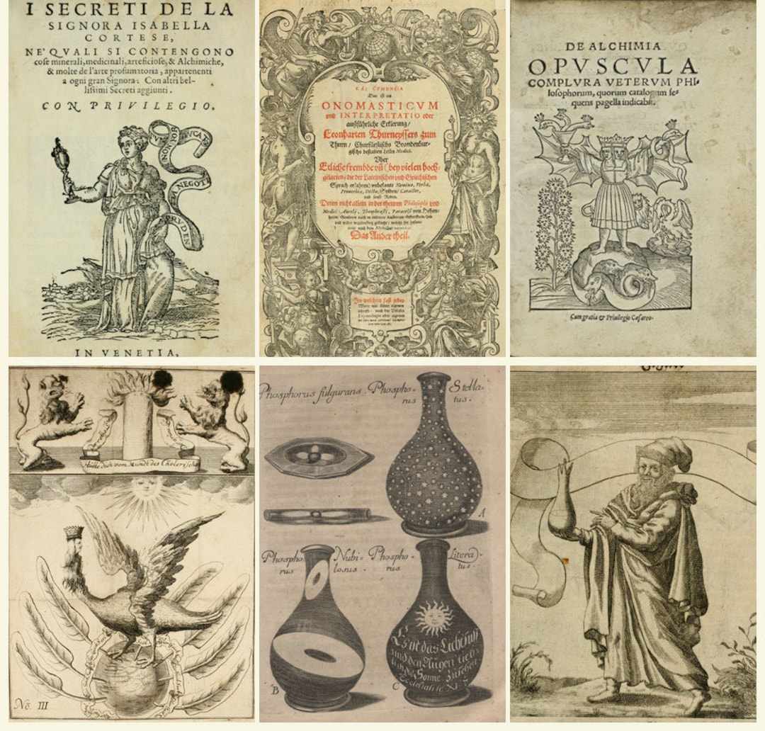31 Rare Old Books of ALCHEMY - Andreas Libavius Hermeticism - Heinrich ...