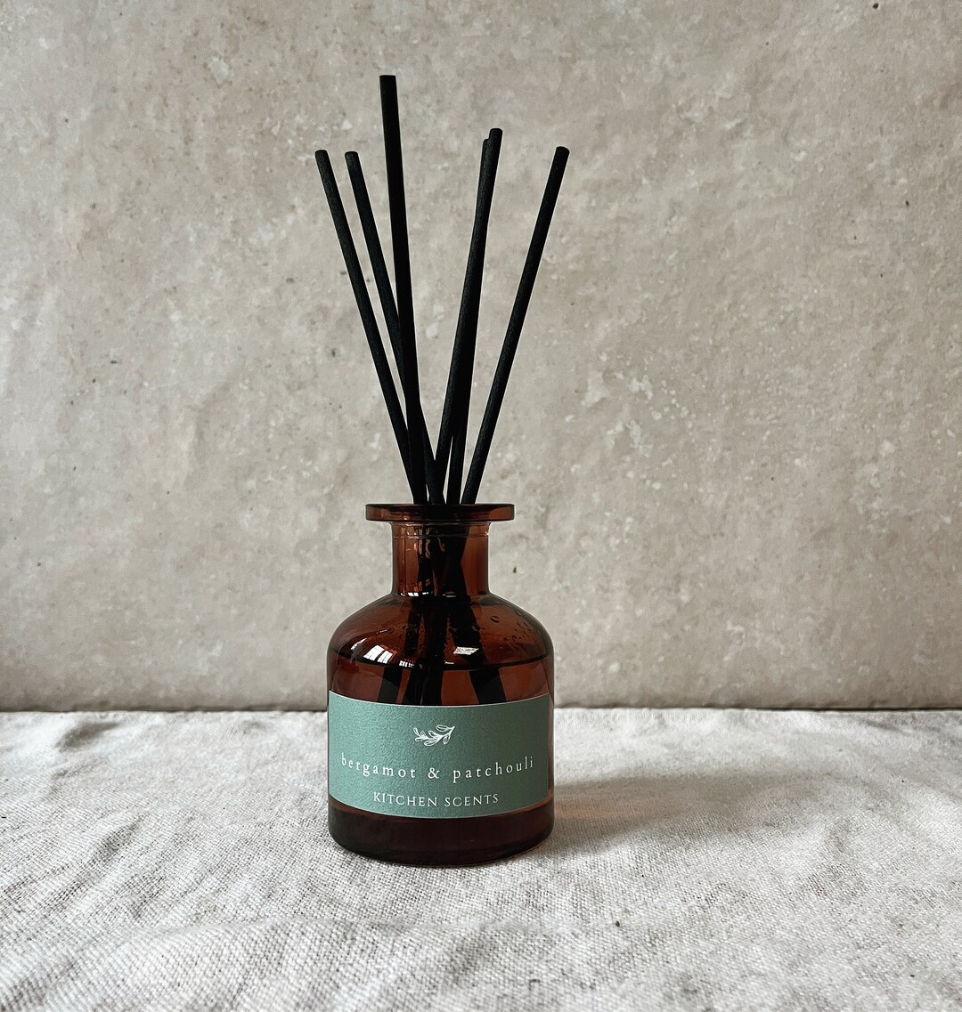 Bergamot & Patchouli Reed Diffuser | All Natural Home Fragrance ...