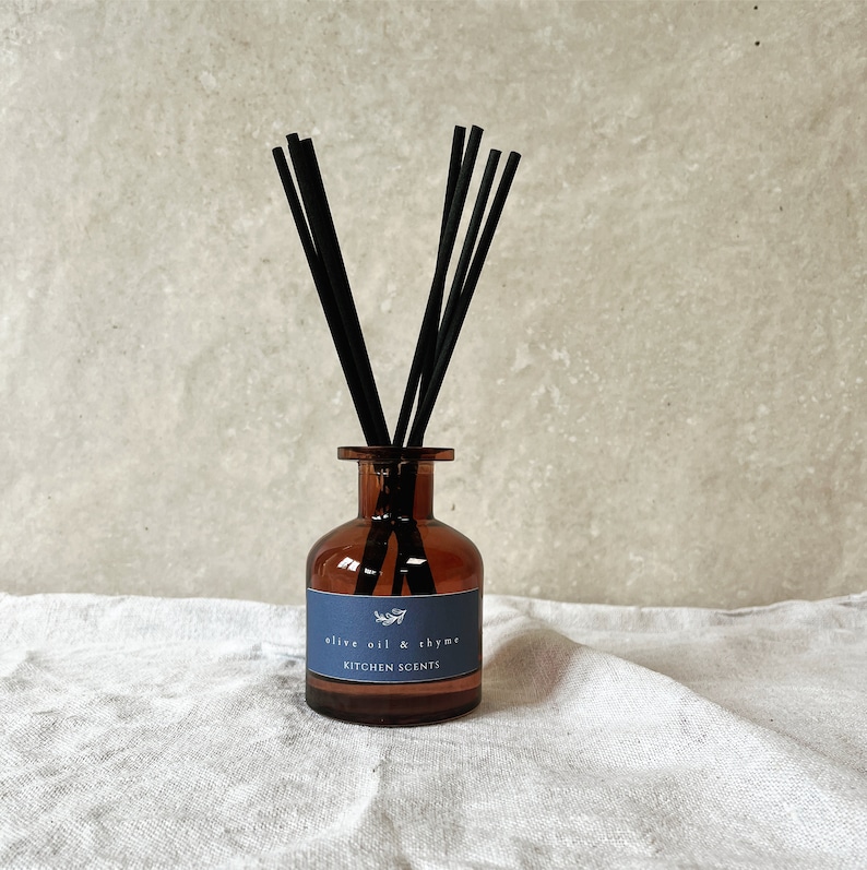 Olive Oil & Thyme Reed Diffuser | All Natural Home Fragrance | Natural ...