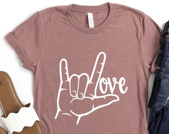 Love Hand Sign Shirt - Etsy