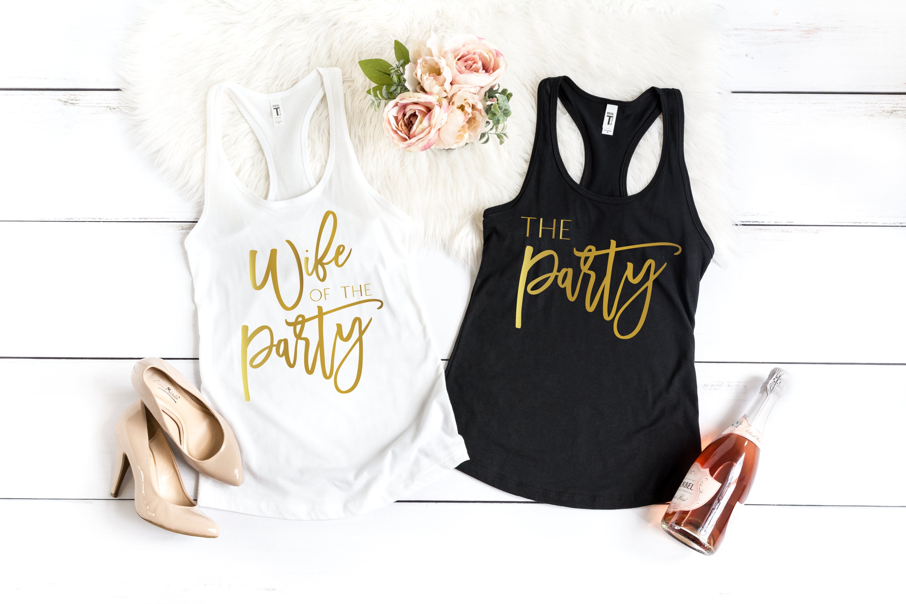 Bachelorette Party Tank Wife of the Party Tank the Party - Etsy