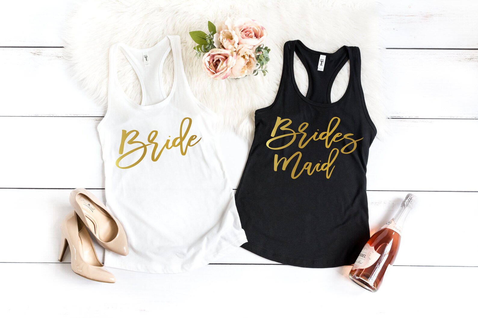 Bride Tank, Brides Maid Tanks, Bachelorette Party Shirts,bridesmaid ...