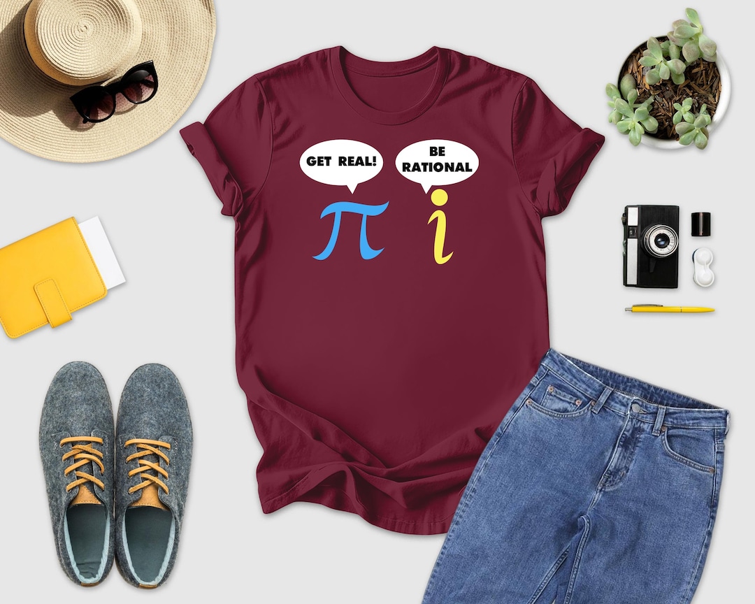 Get Real Be Rational Shirt, Be Rational Get Real, Sarcastic Tees ...