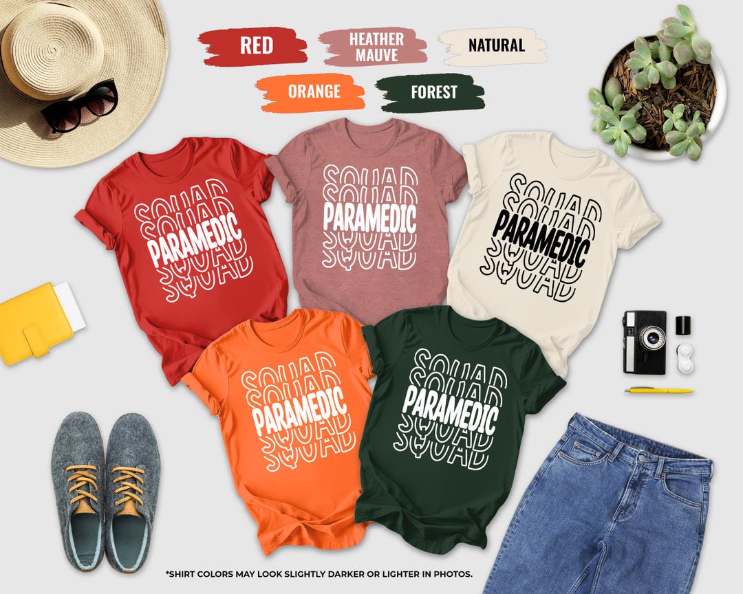 Paramedic Squad Shirt, Ems Tee, Paramedic Shirt, ER Nurse Shirt ...