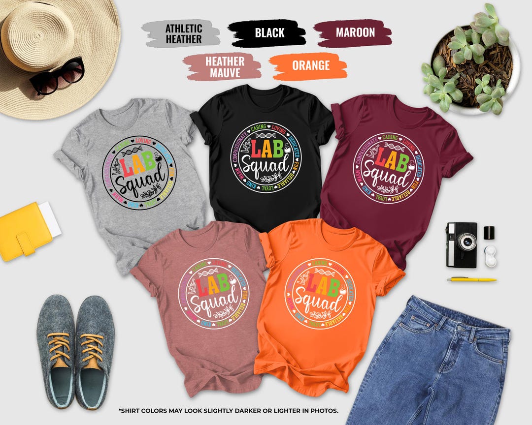 Lab Squad Shirt, Lab Worker Gift, Laboratory Scientist Shirt ...