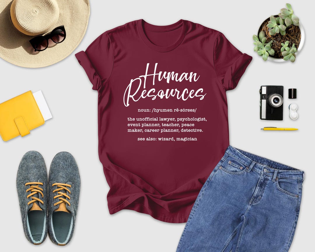 Human Resources Definition Shirt, HR Manager T-shirt, HR Shirts, Human ...