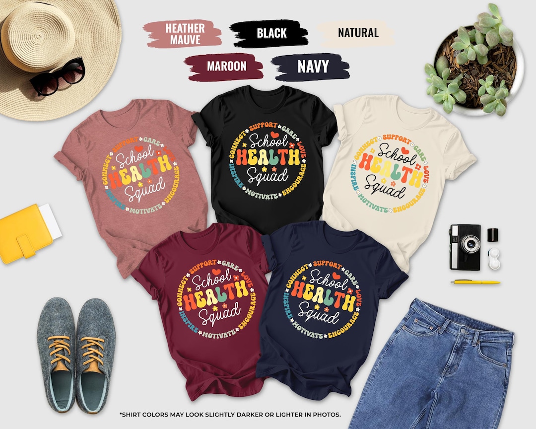 School Health Squad Shirt, Welcome Back to School Staff T-shirt, Unisex ...