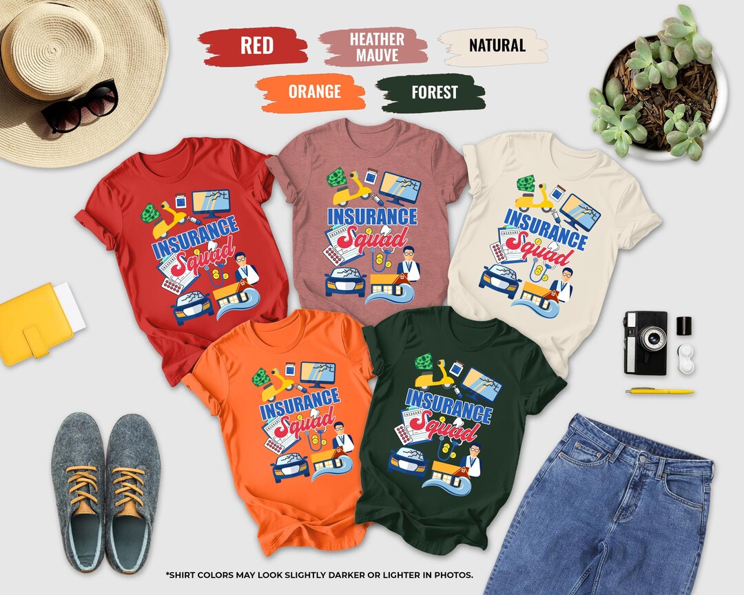 Insurance Squad Shirt, Insurance Agent, Insurance Shirt, Insurance ...